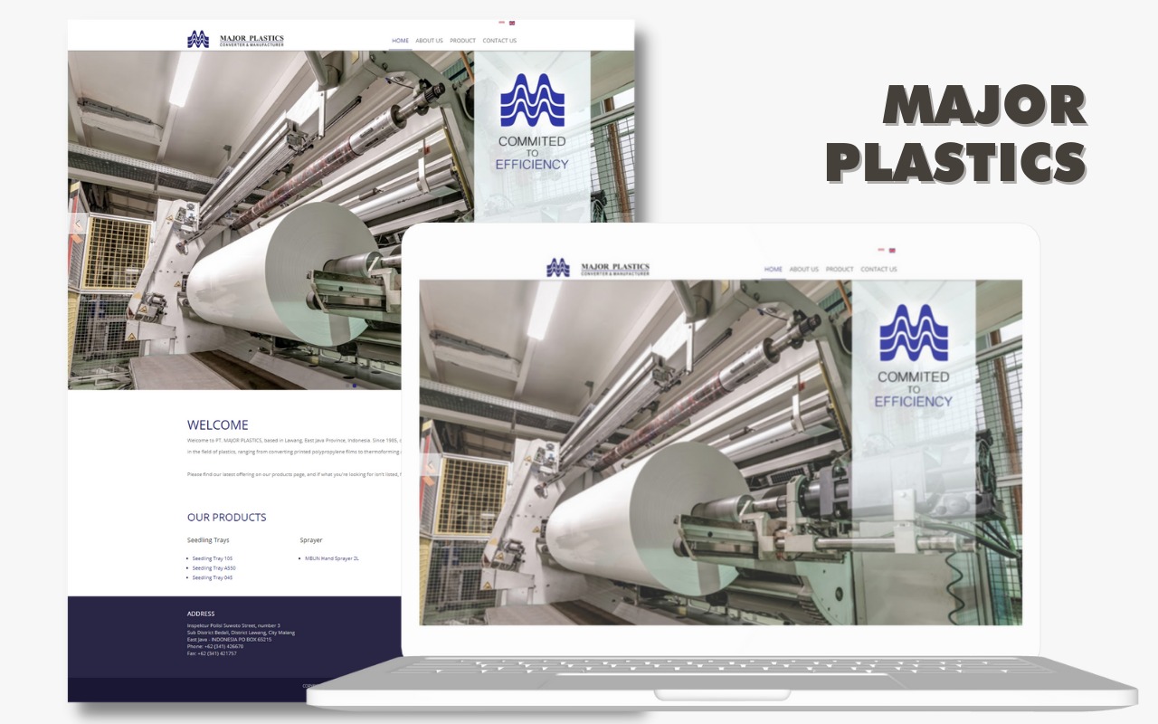 Major Plastics | Crosstechno Web App Developer